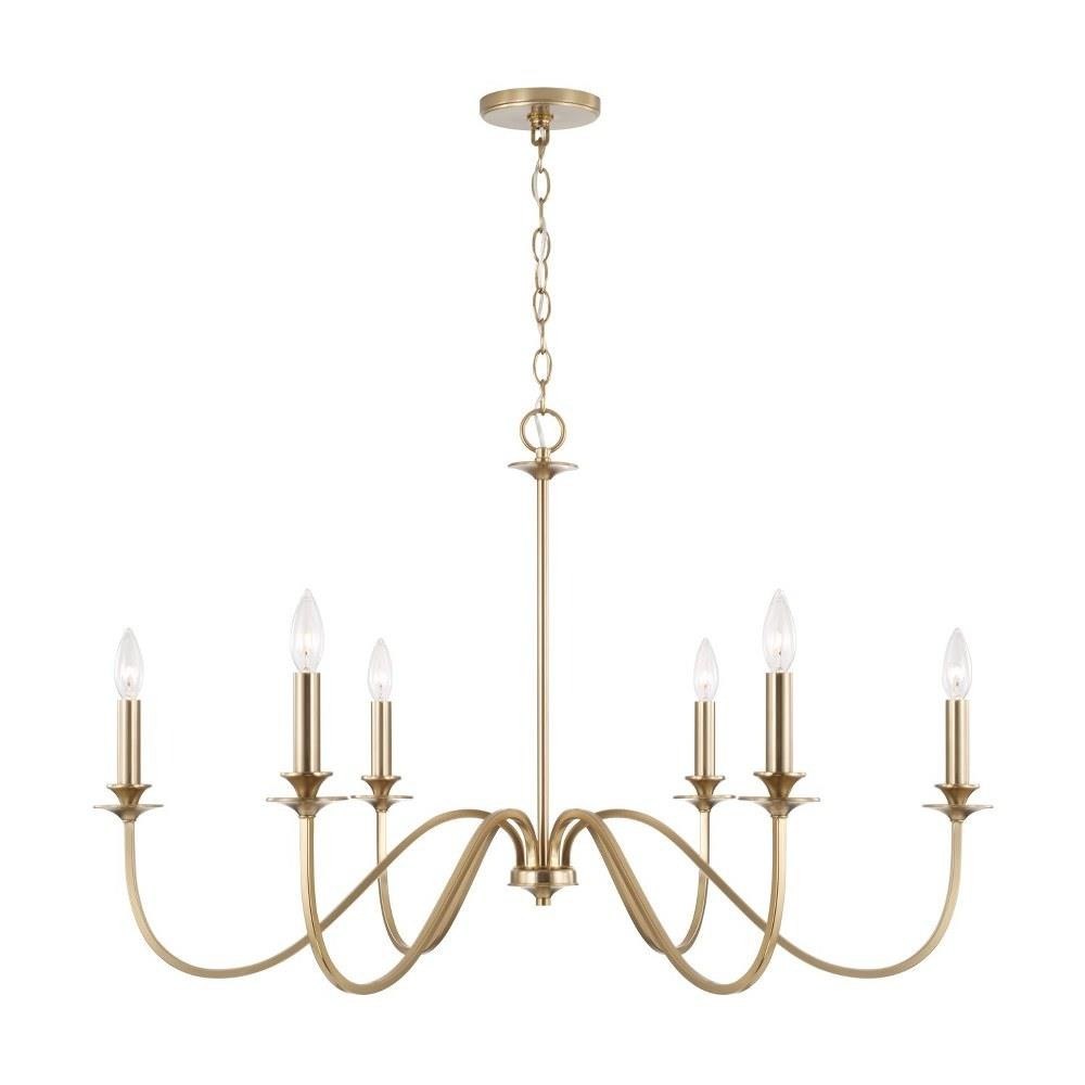 Austin Allen - AA1029MB - Weston - 6 Light Chandelier In Minimalist ...