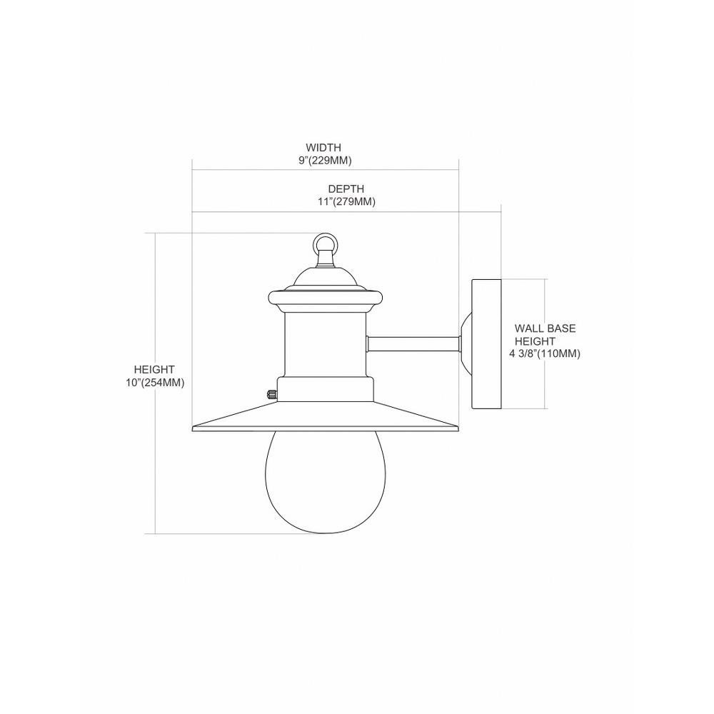 Bailey Street Home - 2499-BEL-612504 - Round Globe Barn Style Porch ...