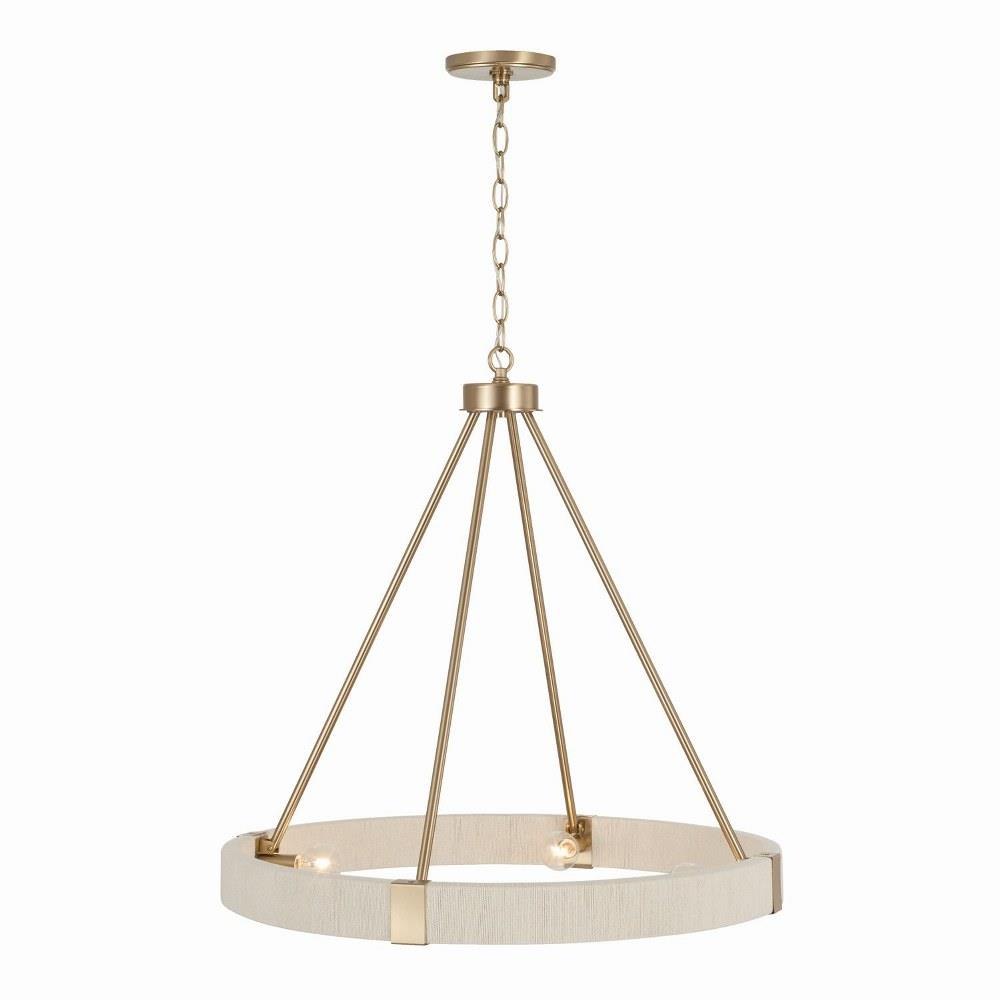 Capital Lighting - 449841MA - Delaney - 4 Light Chandelier In ...