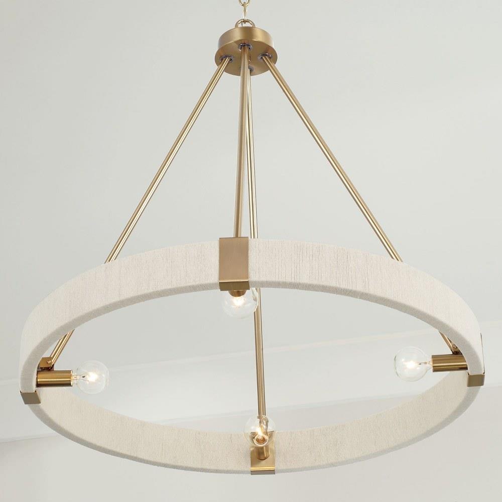 Capital Lighting - 449841MA - Delaney - 4 Light Chandelier In ...