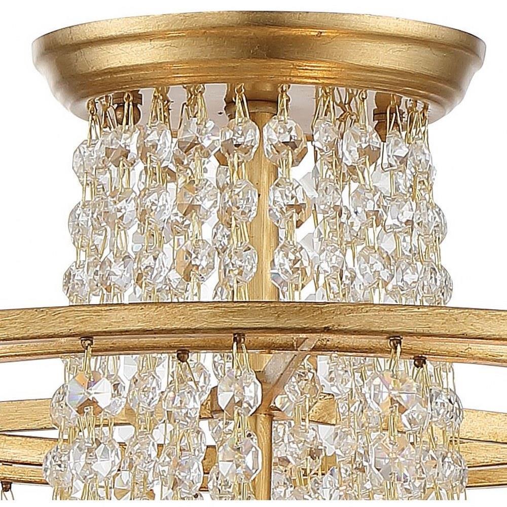 Crystorama Lighting - ARC-1900 - Arcadia - 3 Light Flush Mount