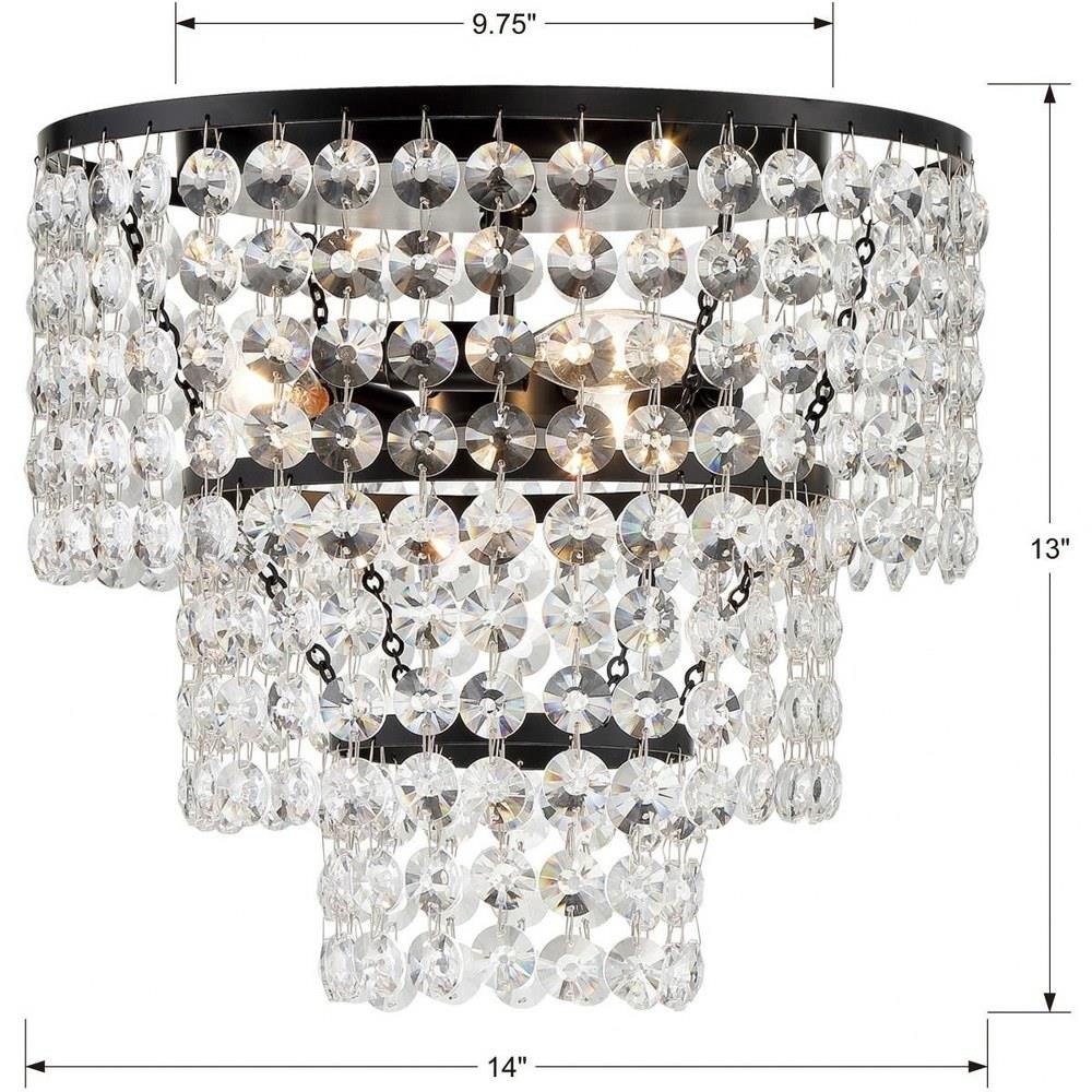 Crystorama Lighting - GAB-B7303 - Gabrielle - 3 Light Flush Mount