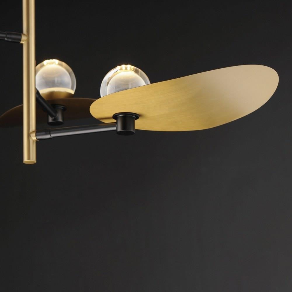 ET2 Lighting - E24073-BKNAB - Pearl - 18W 3 LED Suspension Pendant In ...