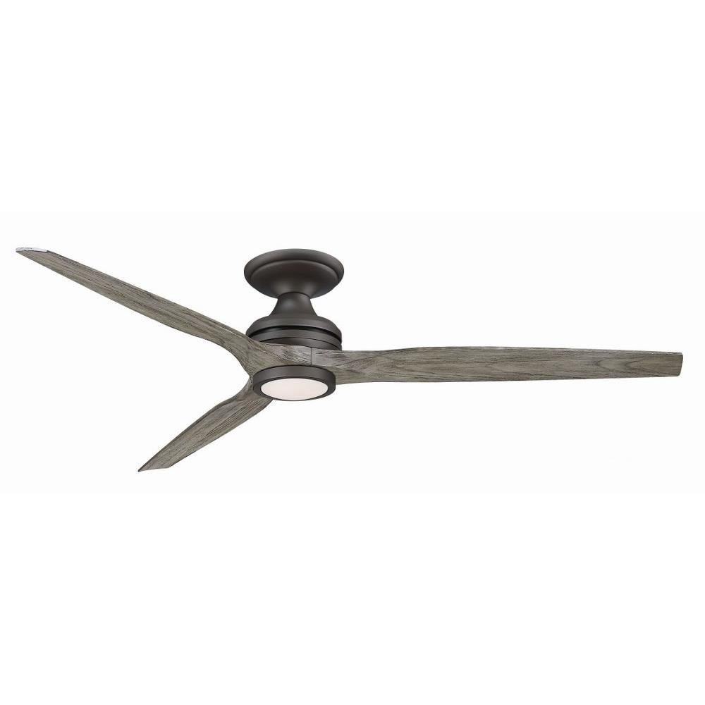 Fanimation Fans - FPD6721BGR-64WE-LK-F - Spitfire - 3 Blade Flush Mount ...