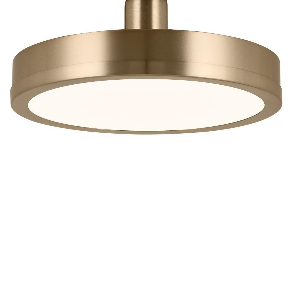 Kichler Lighting - 52589 - Riu - 48W 1 LED Semi-Flush Mount-8 Inches ...