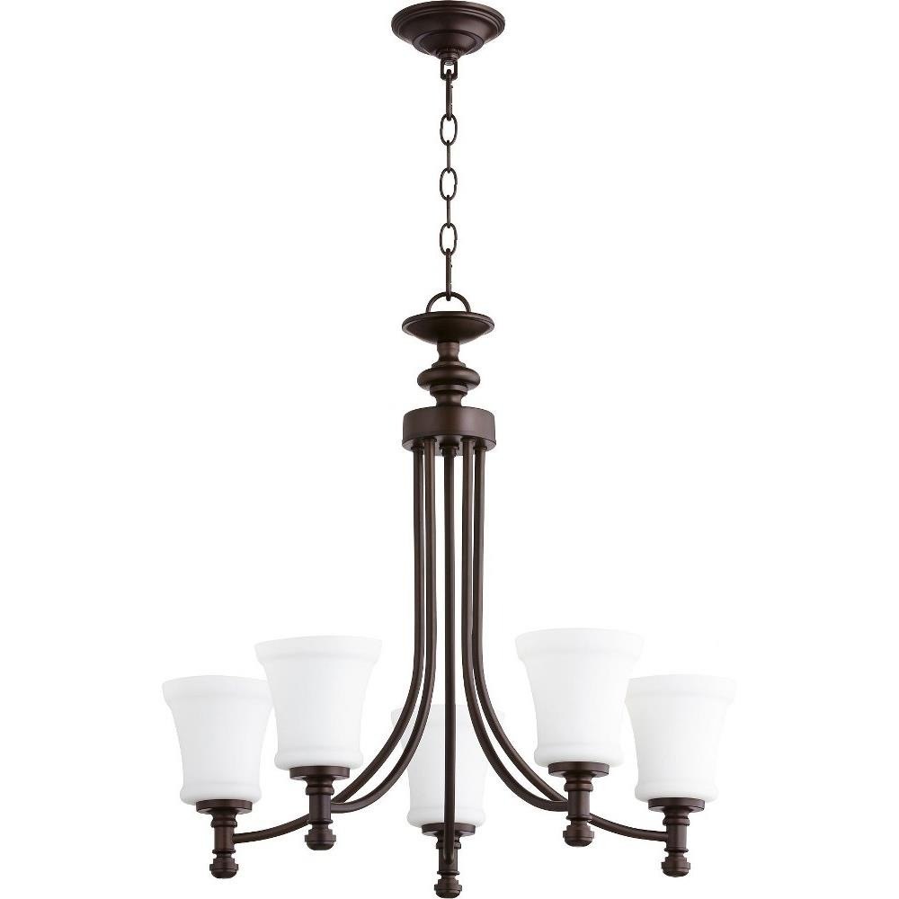 Quorum Lighting - 6122-5 - Rossington - 5 Light Chandelier in Quorum ...