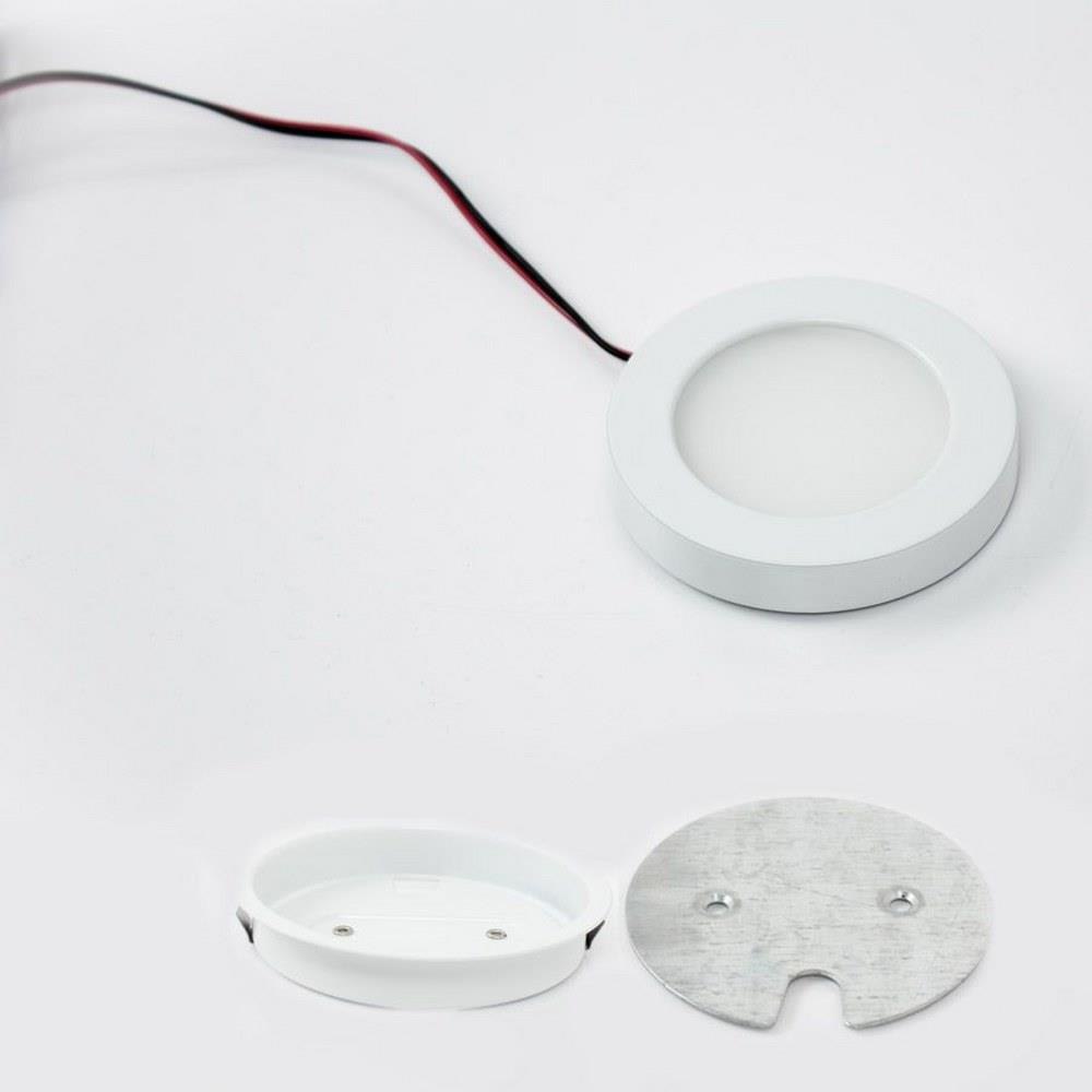 WAC Lighting - HR-LED90-30-WT - Edge-5W 1 LED 3000K 90 CRI Button Light ...